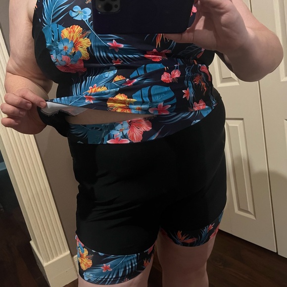 Hanna Nikole | Swim | Nwt Rash Guard Swimsuit 22w Twopiece | Poshmark